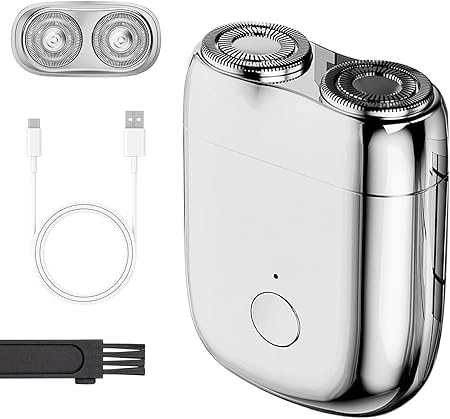 Amazon.com: New Model Mini Dual-Head Electric Shaver, Dual Head Shaver ...