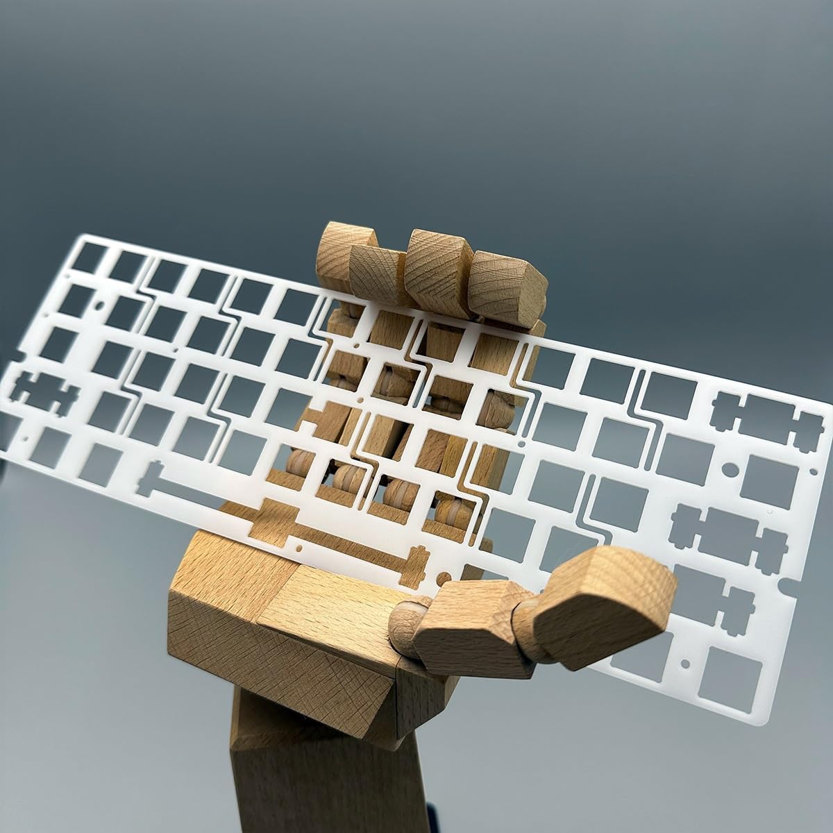 Amazon.com: Metrickeys Wooting 60HE Keyboard PC / FR4 / POM/Carbon ...