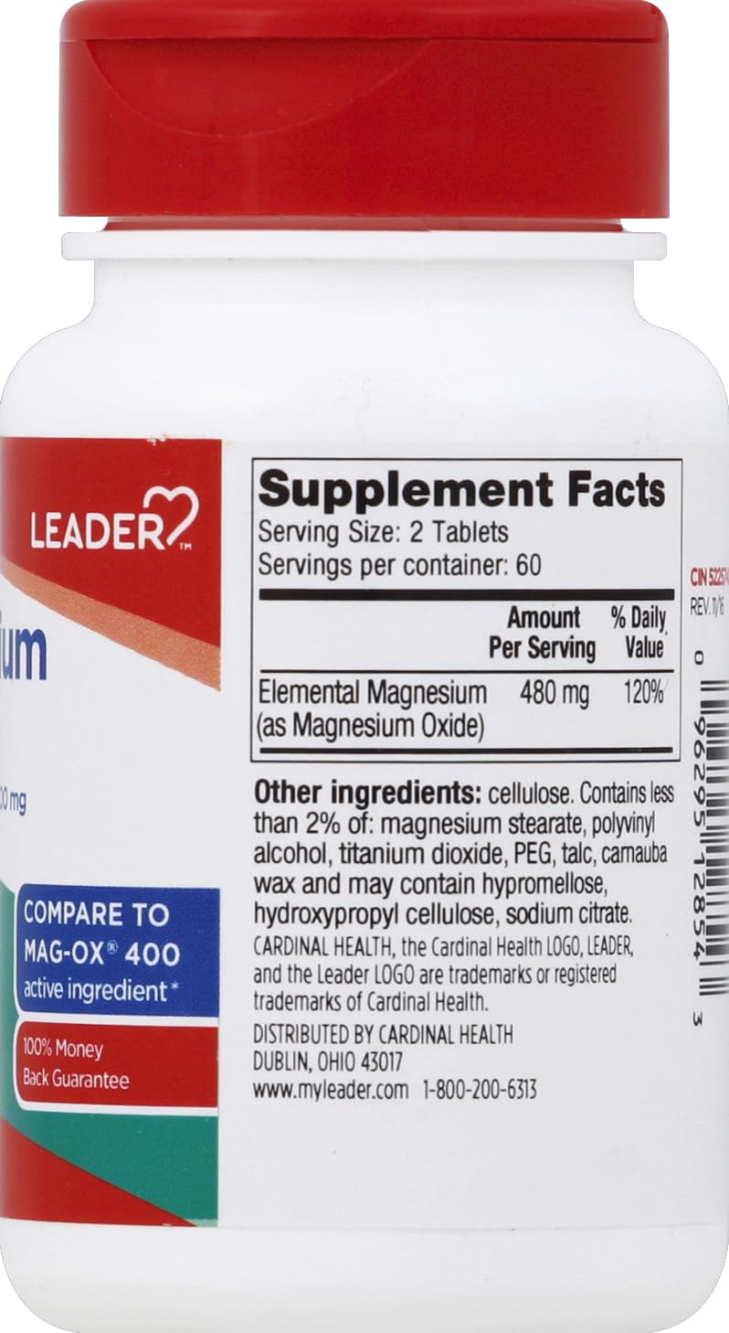 Snapklik.com : Magnesium Oxide 400mg, Helps Bone & Muscle Cramps ...