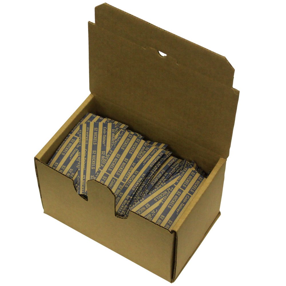 The Coin-Tainer Co. Flat Coin Wrappers - Nickel, 1000 Count (30005 ...