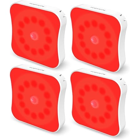 Bestendony Red Motion Sensor Lights Indoor Rechargeable Red Night ...