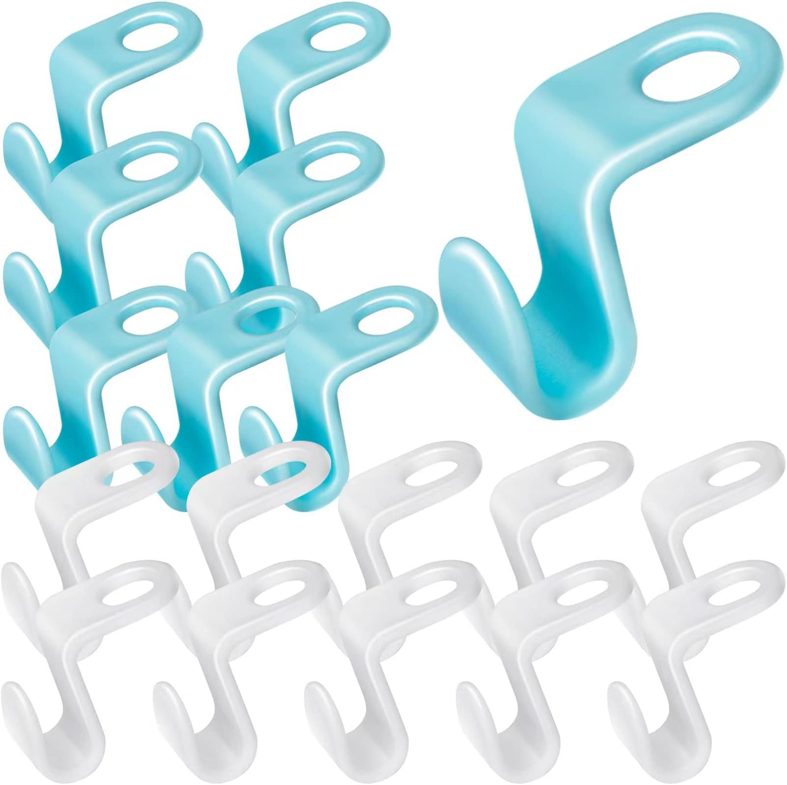 Amazon.com: Clothes Hanger Connector Hooks 50PCS Cascading Cloth Hanger ...
