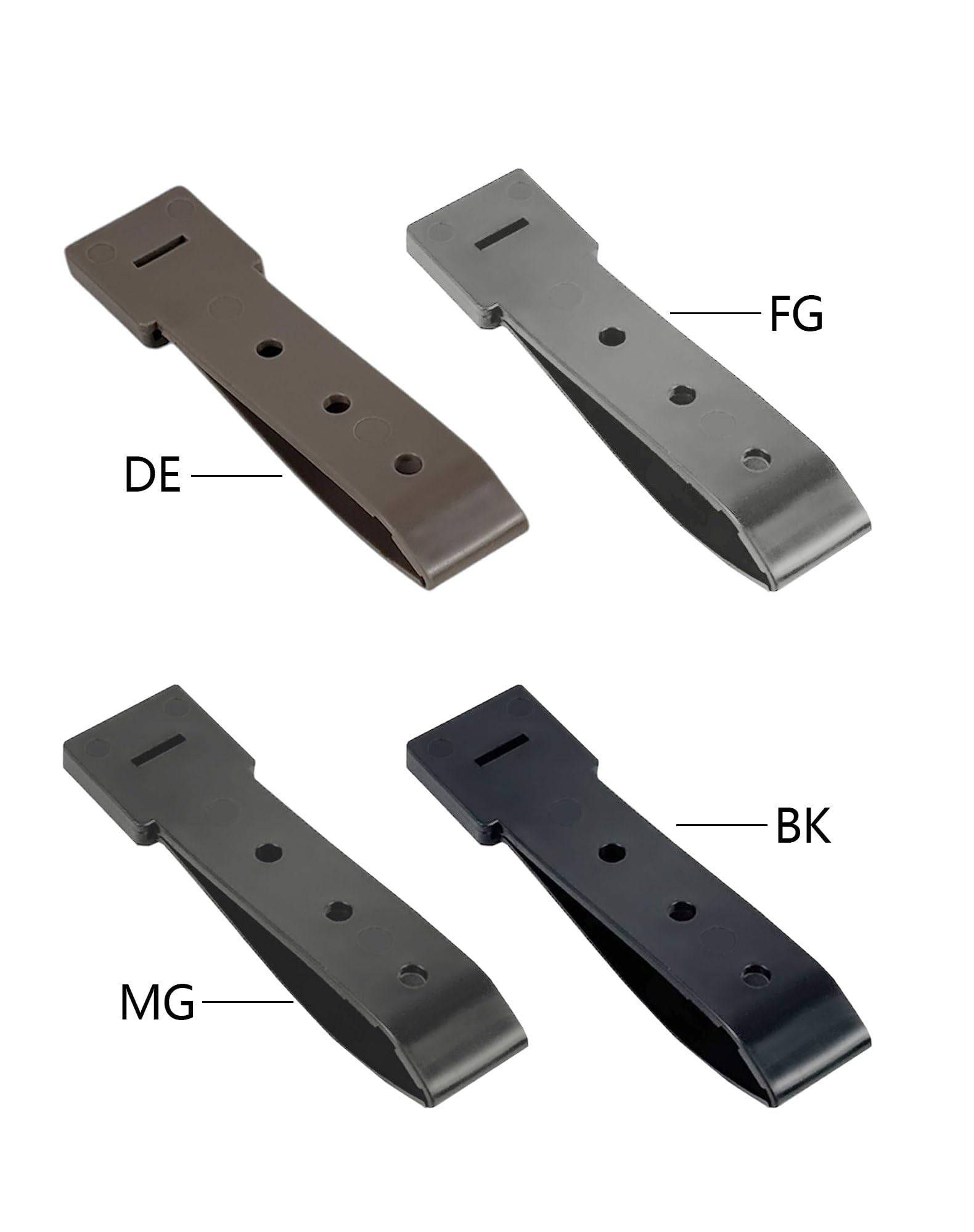 3 Inch Gear Attachment Clips 3-pack HANSTRONG GEAR Tactical Malice ...