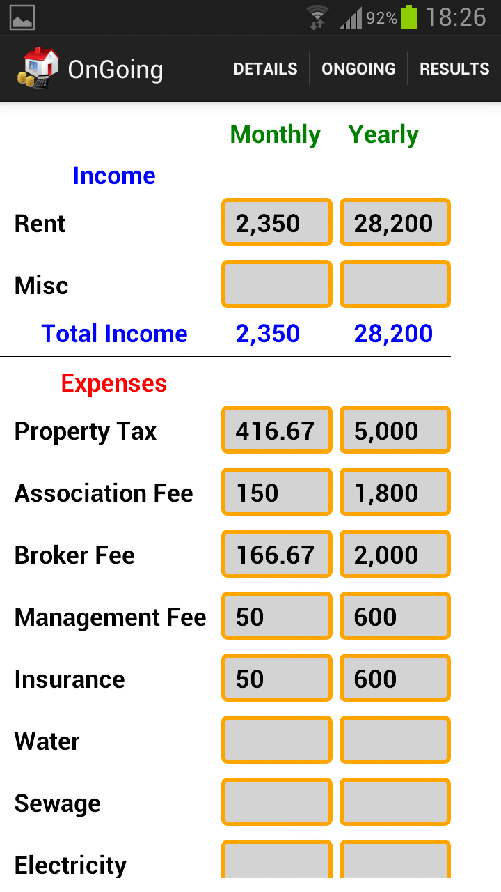REAL ESTATE CALCULATOR - App on Amazon Appstore