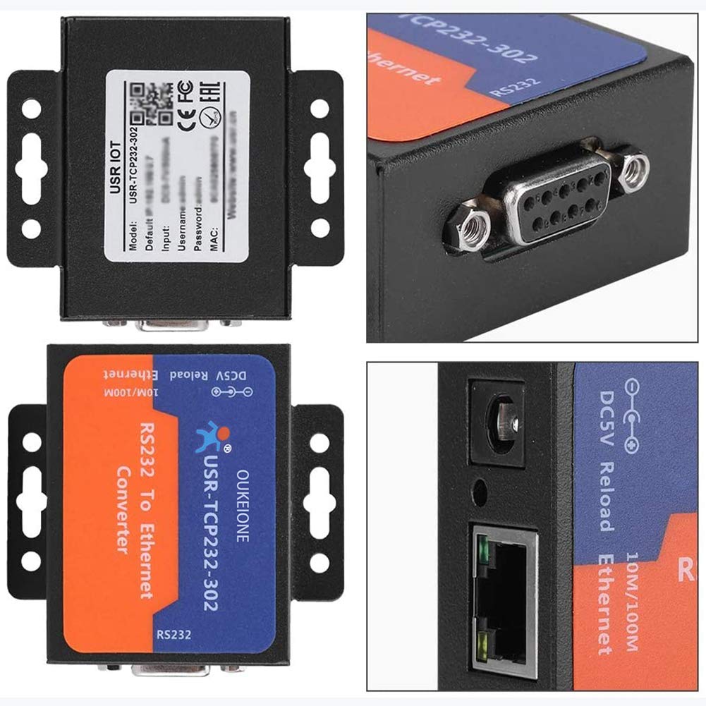 Buy FRRMNHT Tiny RS232 to Ethernet Converter Module Serial TCP IP LAN Network Server Device ...