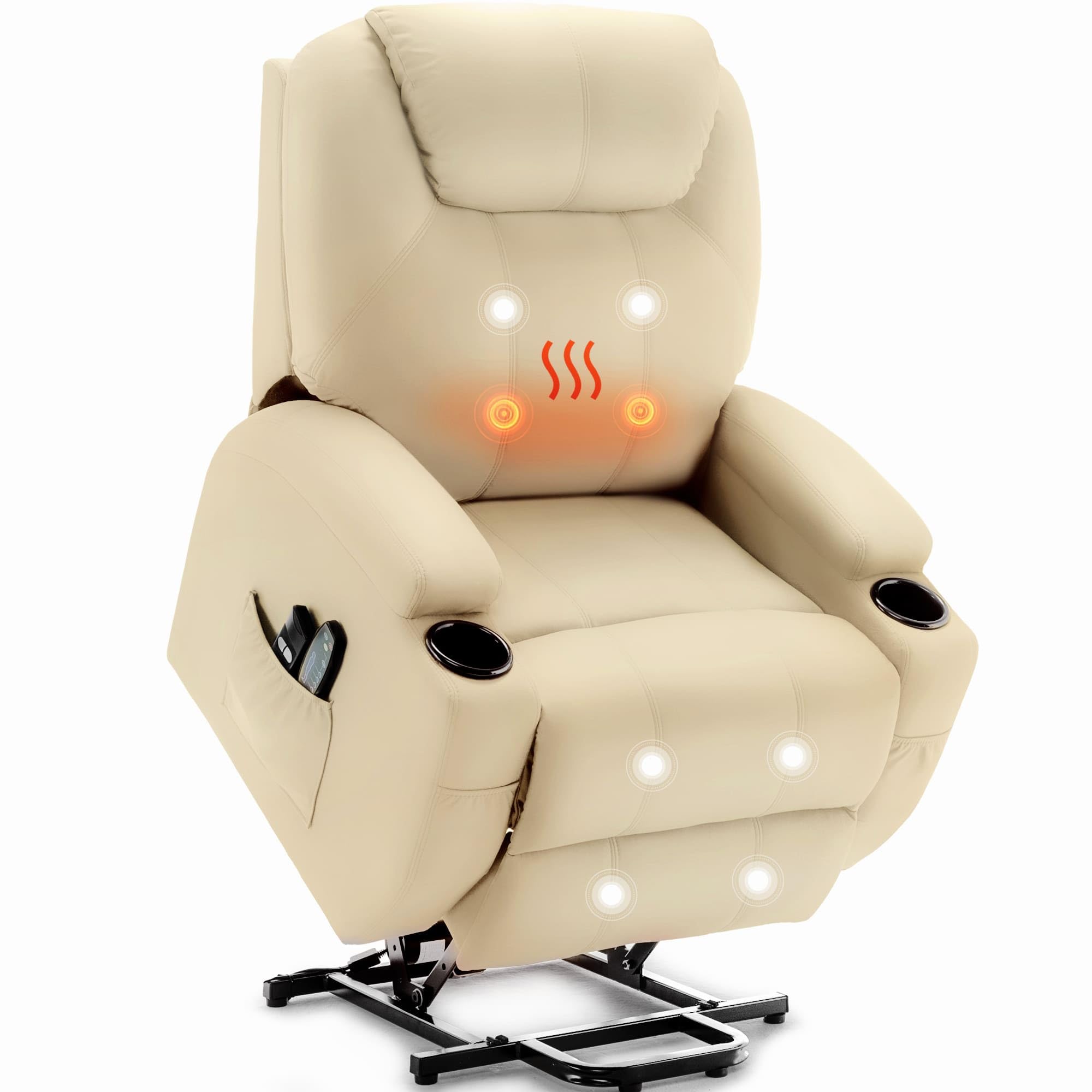 Amazon.com: Electric Recliner with Massage and Heating, Power Lift ...