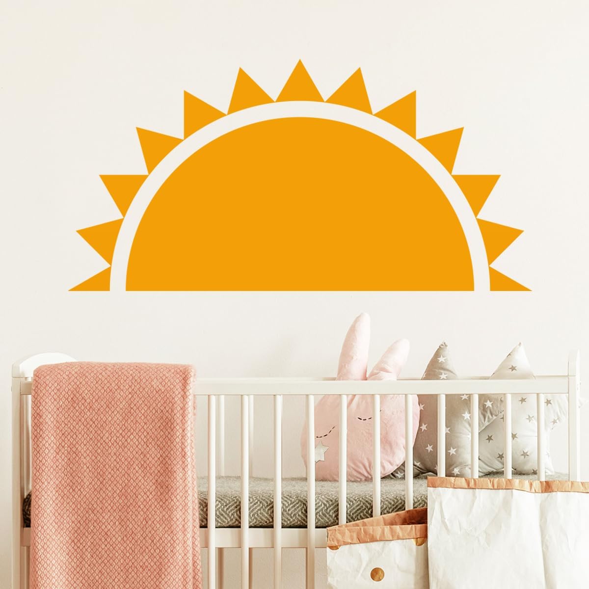 Amazon.com: HJKlove Bohemian Half Sun Wall Decal, Vinyl, Waterproof ...