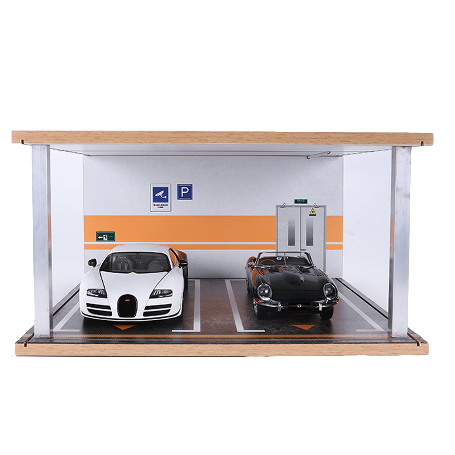 Amazon.com: Car Model Display Case 1:18 Scale,with LED Light and ...