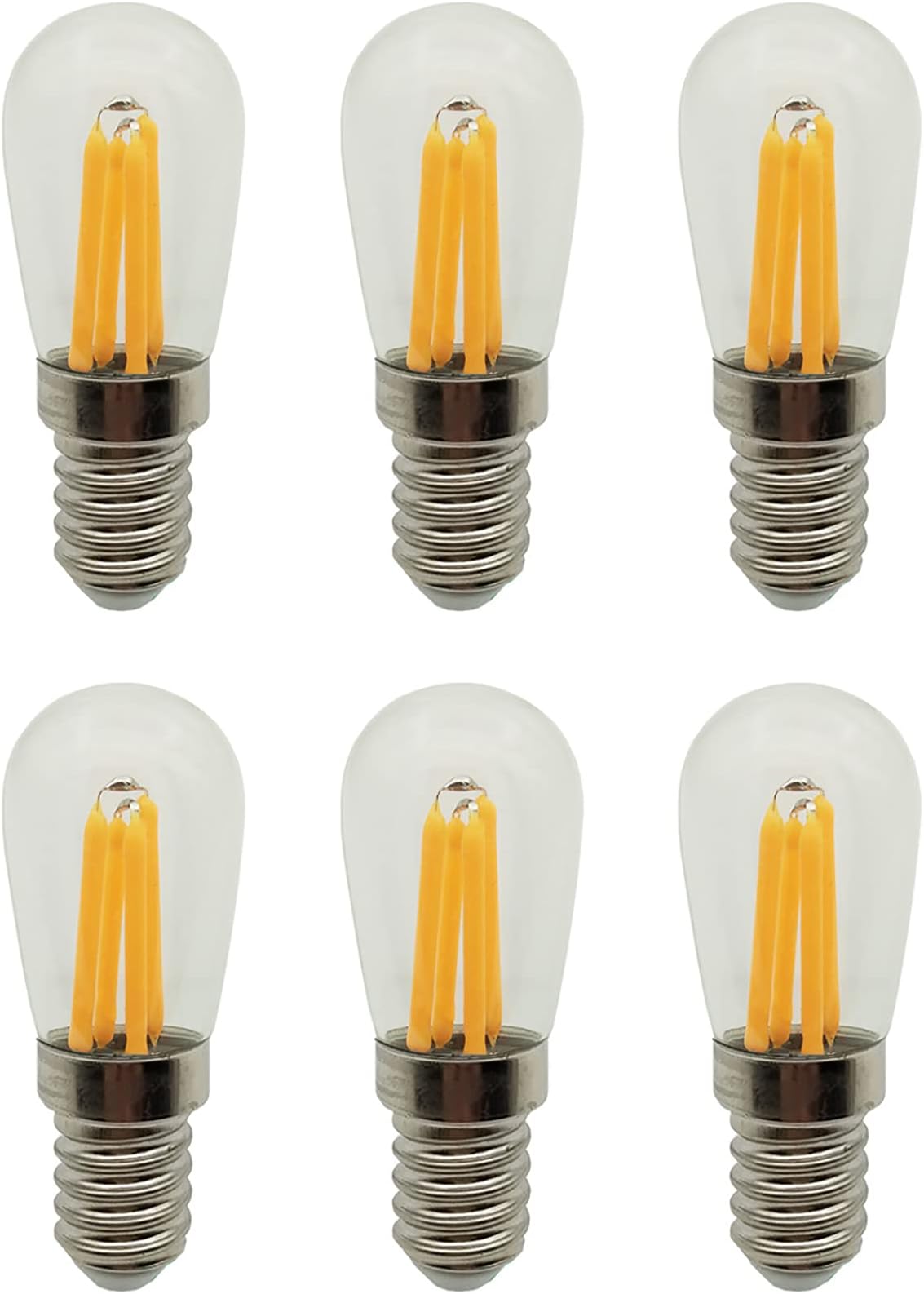 Crystalumia Genuine Crystal LED Light Bulbs, Non-Dimmable, Candelabra ...