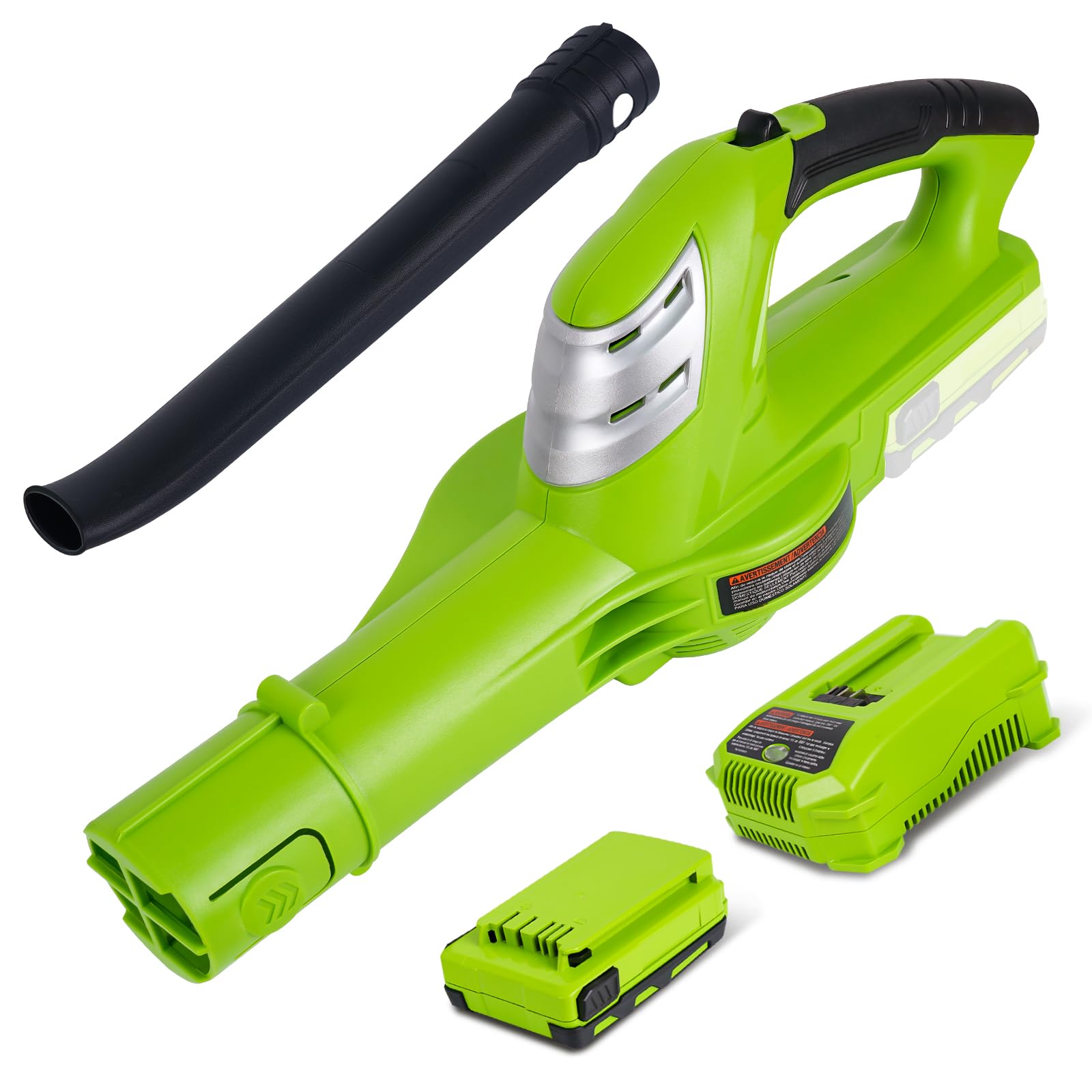 Amazon.com: HARDELL 18V Cordless Leaf Blower, Battery Powered Leaf ...