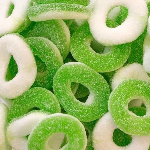 Amazon.com: Classic Gummy Assortment Green Apple Rings, 3 Pounds