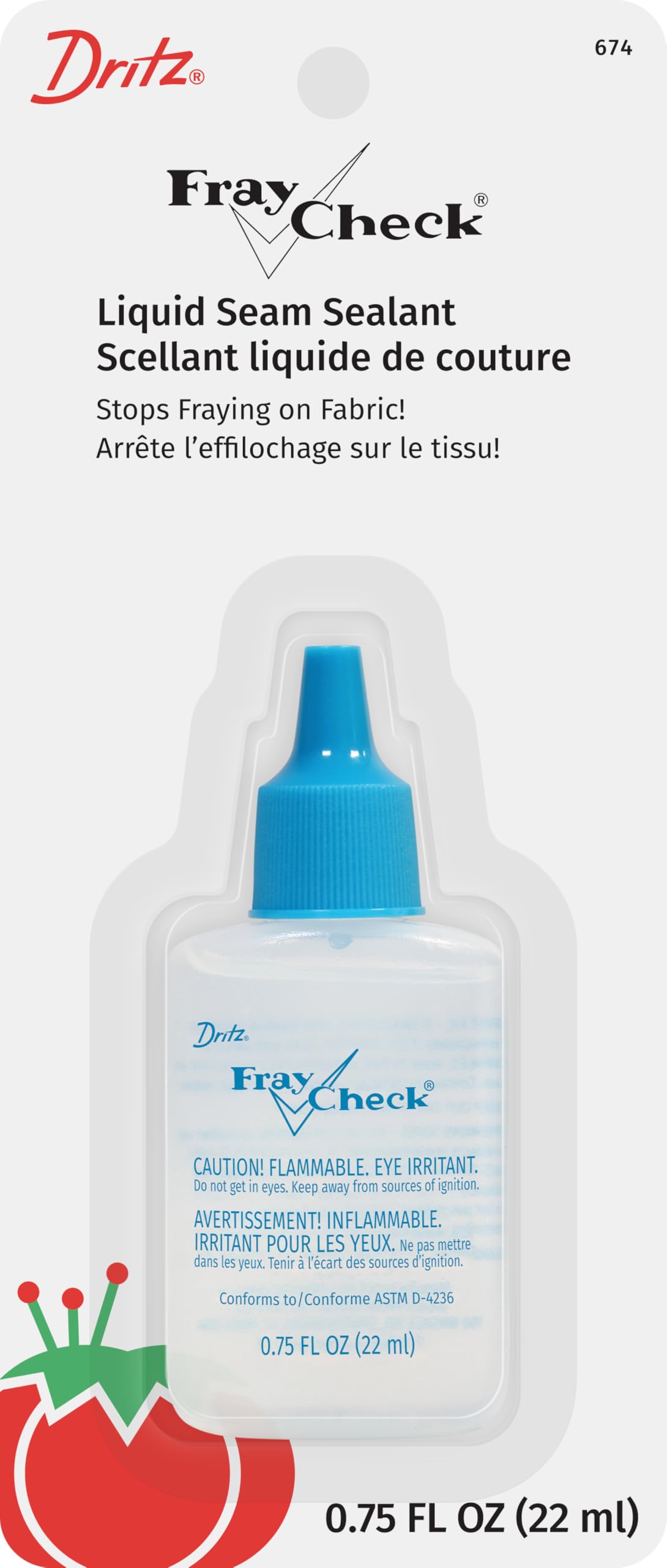 Amazon.com: Dritz Fray Check Liquid, 3/4 Fluid-Ounce, 1 Count, Clear ...