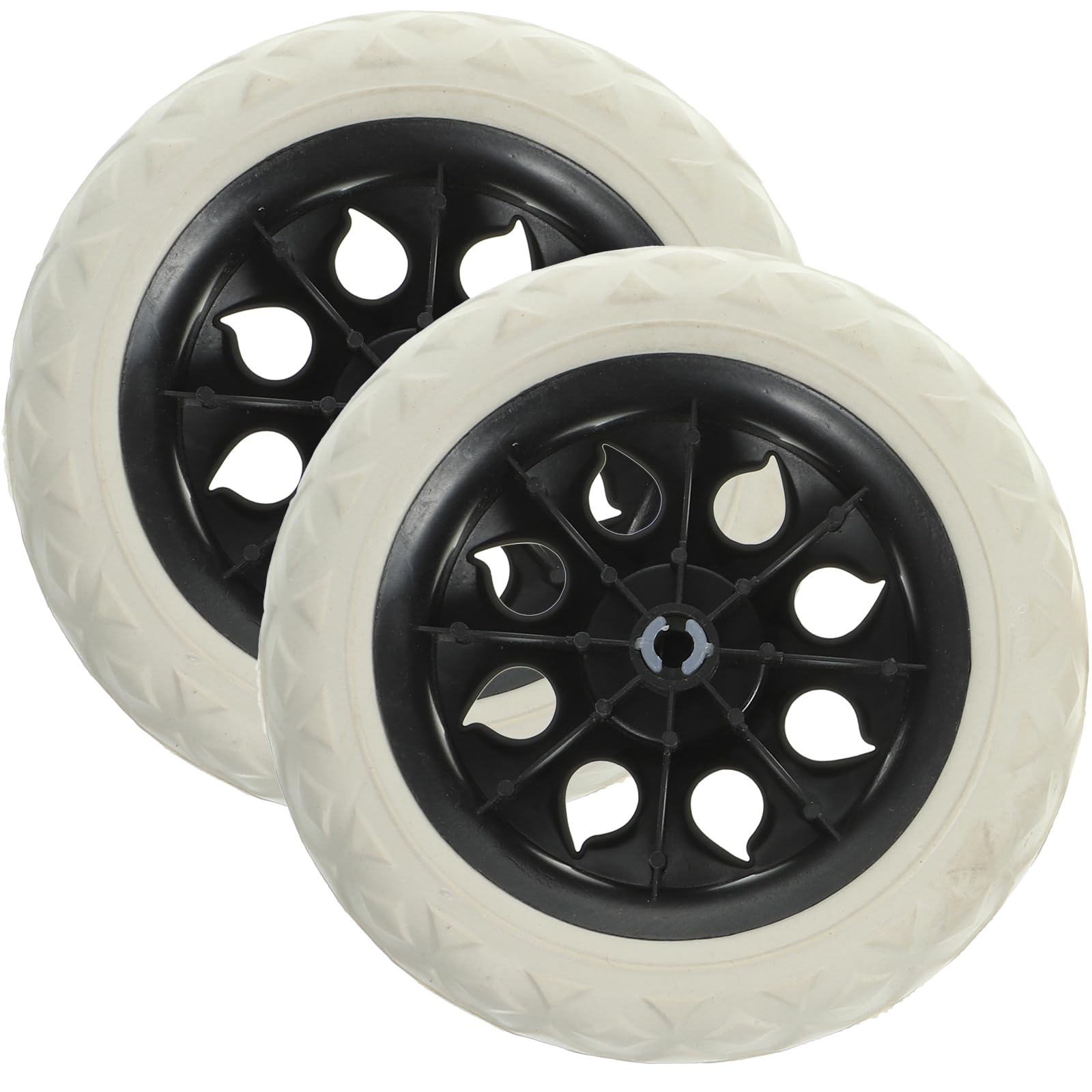 Heavy Duty Spoked Cart Wheels CMPO | Chrome Off Road Wheel Set Silver