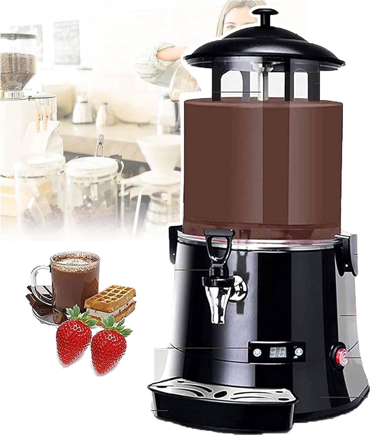 Chocolate Dispenser Electric Machine with LED Display, Hot Chocolate ...