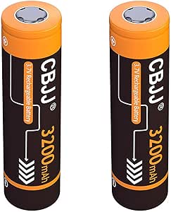 Amazon.com: CBJJ 3.7V 18650 Rechargeable Battery, Lithium Batteries ...