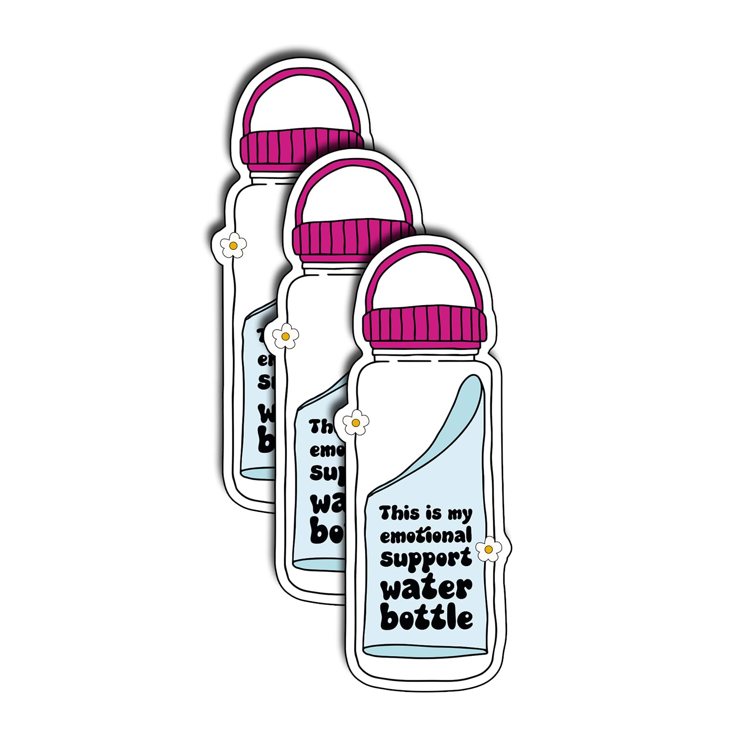 Amazon.com: (3Pcs) Emotional Support Water Bottle Please Do Not Pet ...