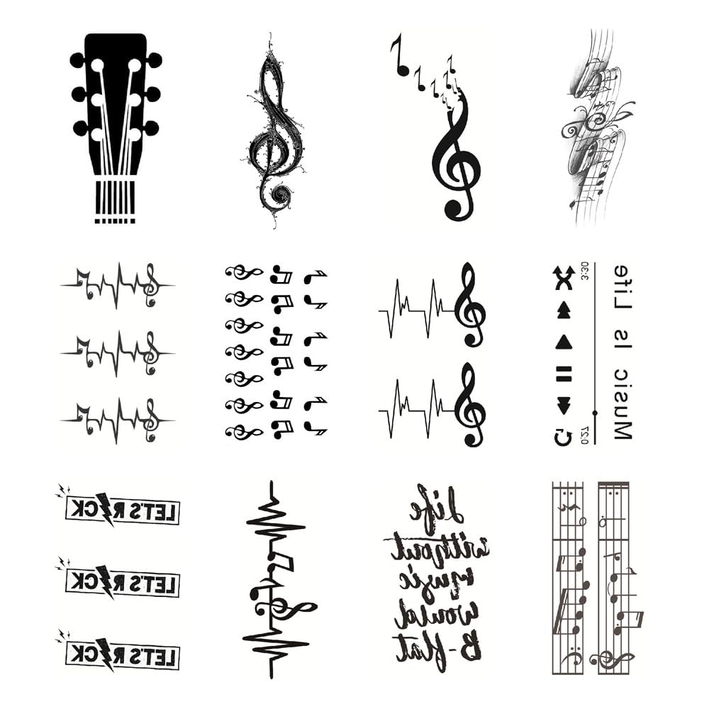 Music Notes Tattoos On Arm