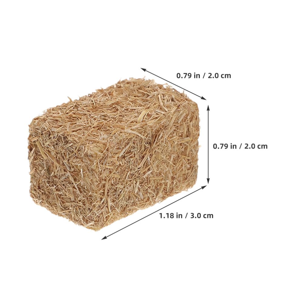 Snapklik.com : 12pcs Mini Hay Bales, 3cm Miniature Straw Hay, Tiny ...