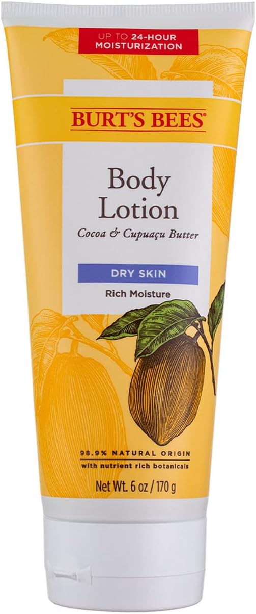 Amazon.com : Burt’s Bees Butter Body Lotion for Dry Skin with Cocoa ...