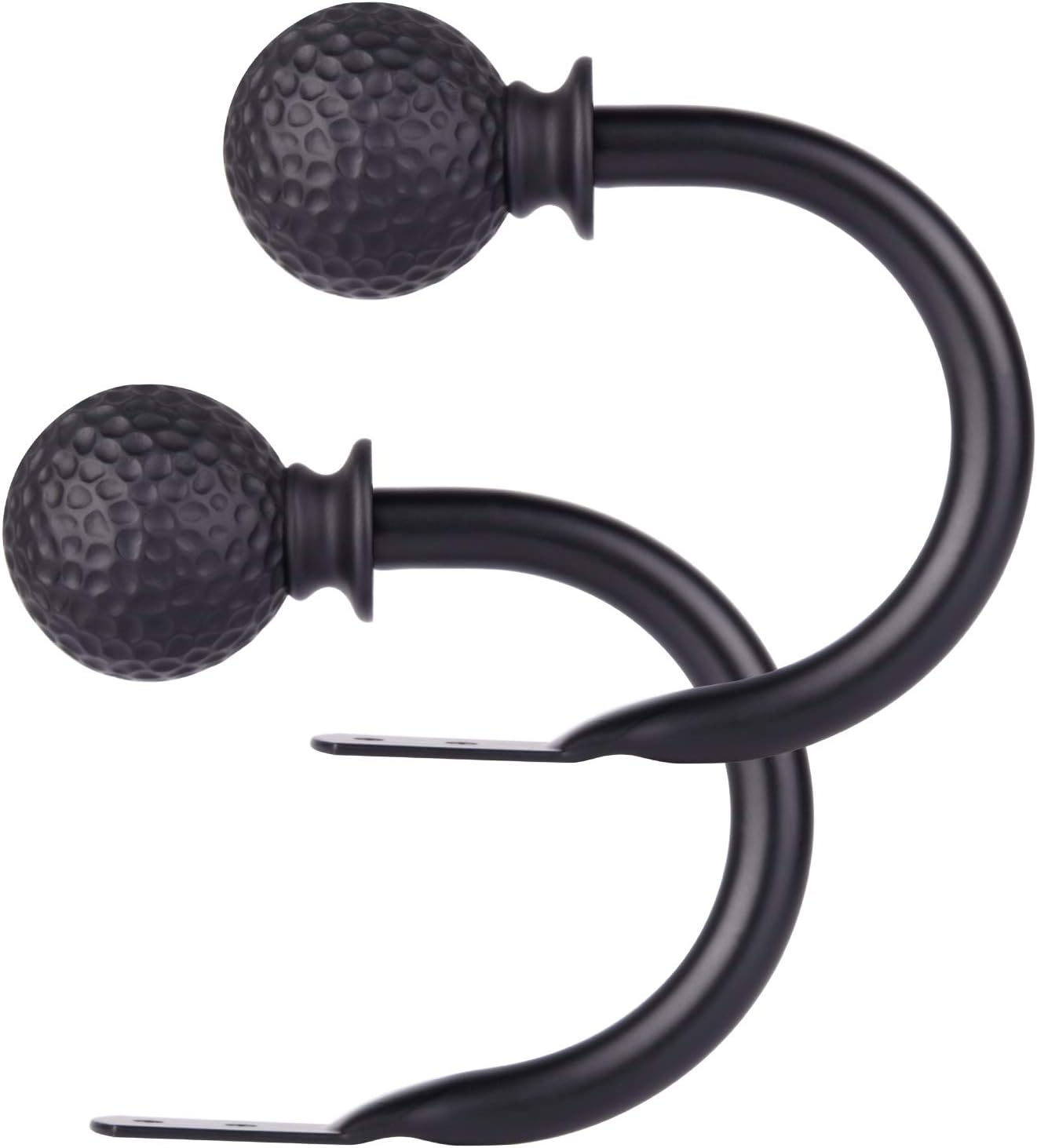 Amazon.com: Sumnacon Set of 4 Decorative Curtain Holdbacks, Wall ...