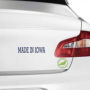 Amazon.com: Made in Iowa Decal Sticker (King Blue, 5 inch) Size SML ...