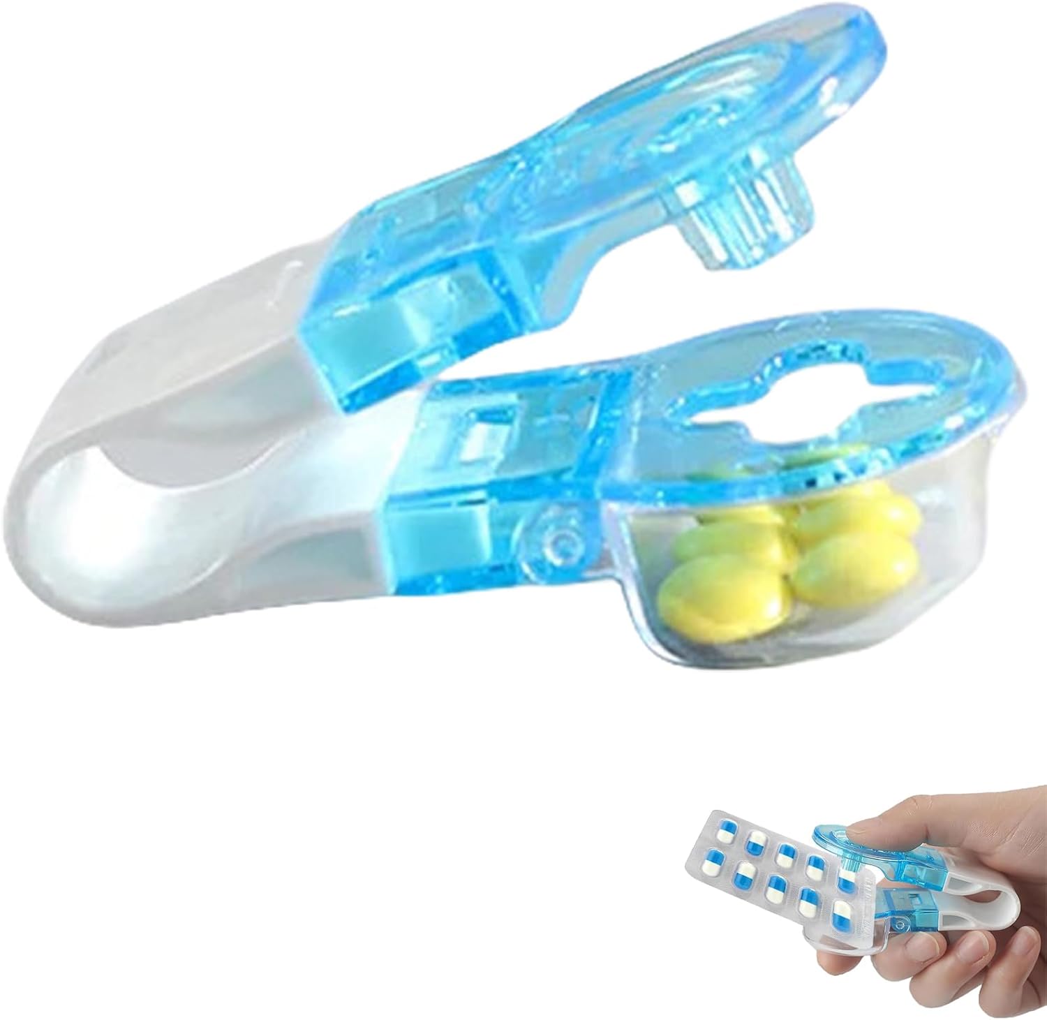 1PC Portable Pill Taker Remover Portable Pill Box Pill Popper for ...