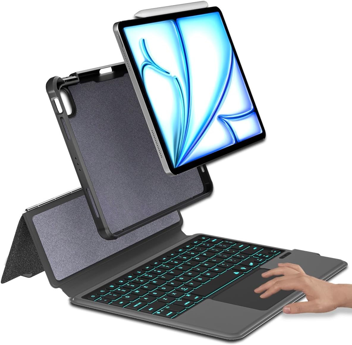 Amazon.com: ZAGG Pro Keys Detachable Case and Wireless Keyboard for ...