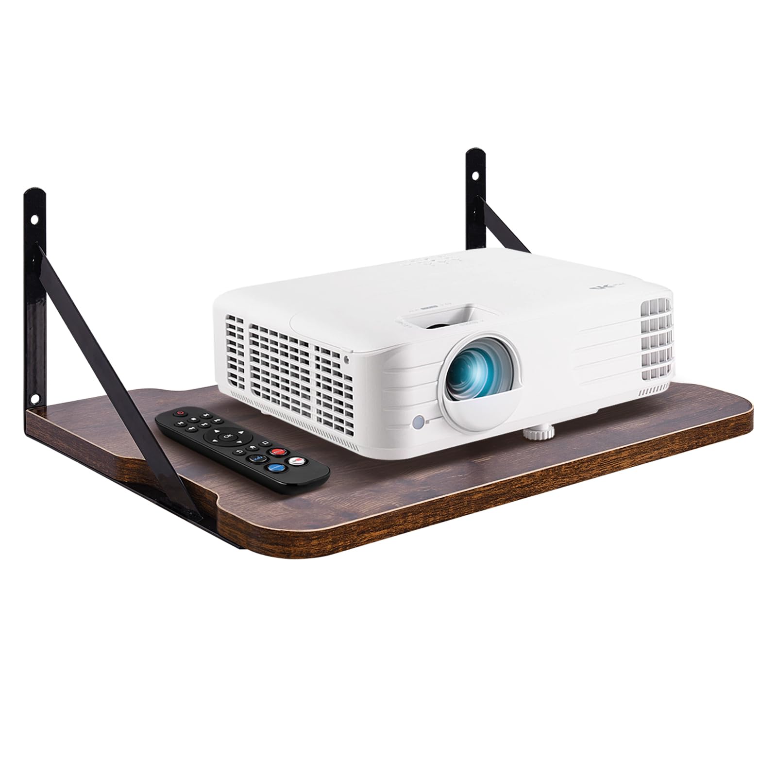 Projector Shelf,Projector Wall Mount Floating Shelf, Projector Stand ...