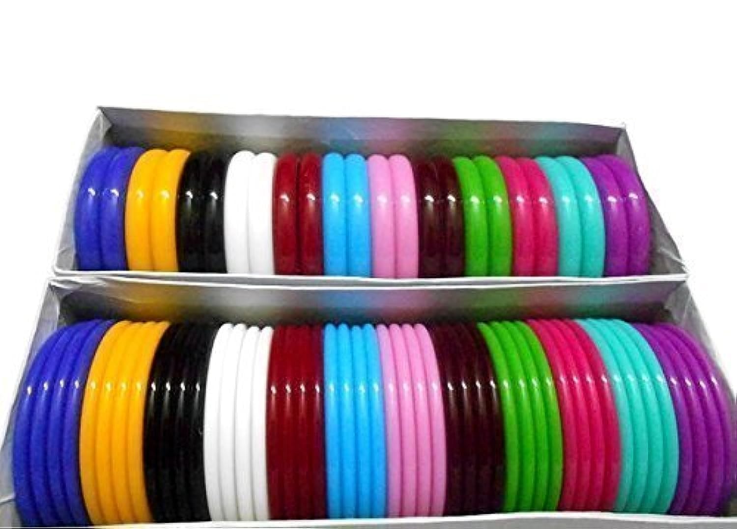 Goelxgoelx Plastic Colourful Bangles Full Boxes For Girls Womens Set ...