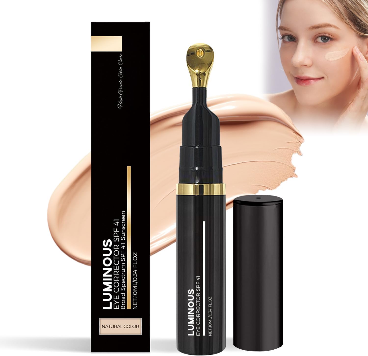 Amazon.com: Luminous Eye Corrector SPF 41, Under Eye Color Corrector ...