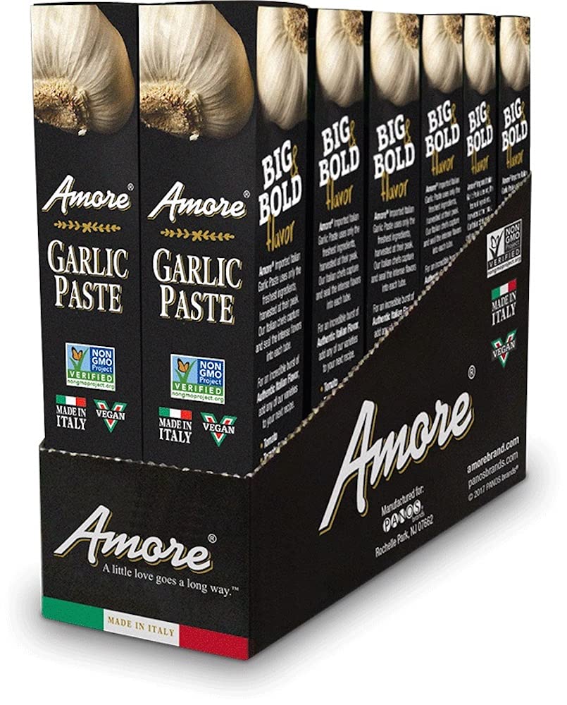 Amazon.com : Amore Vegan Garlic Paste In A Tube - Non GMO Certified and ...
