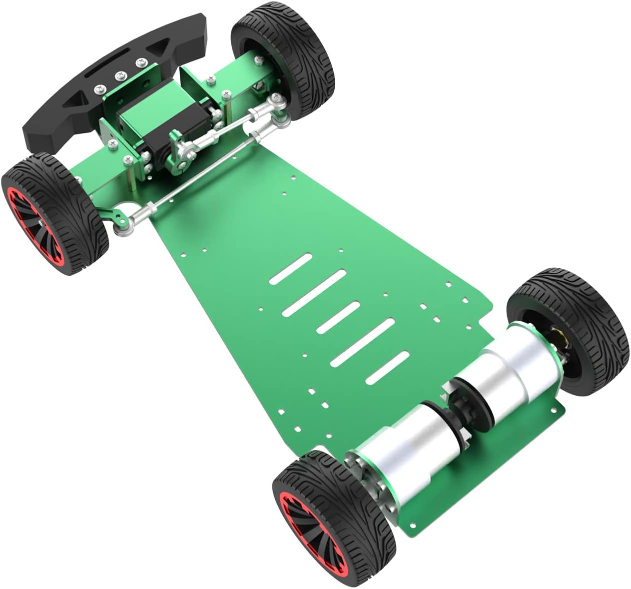 Amazon.com: Yahboom Ackerman Steering Chassis DIY Robot Car Chassis ...