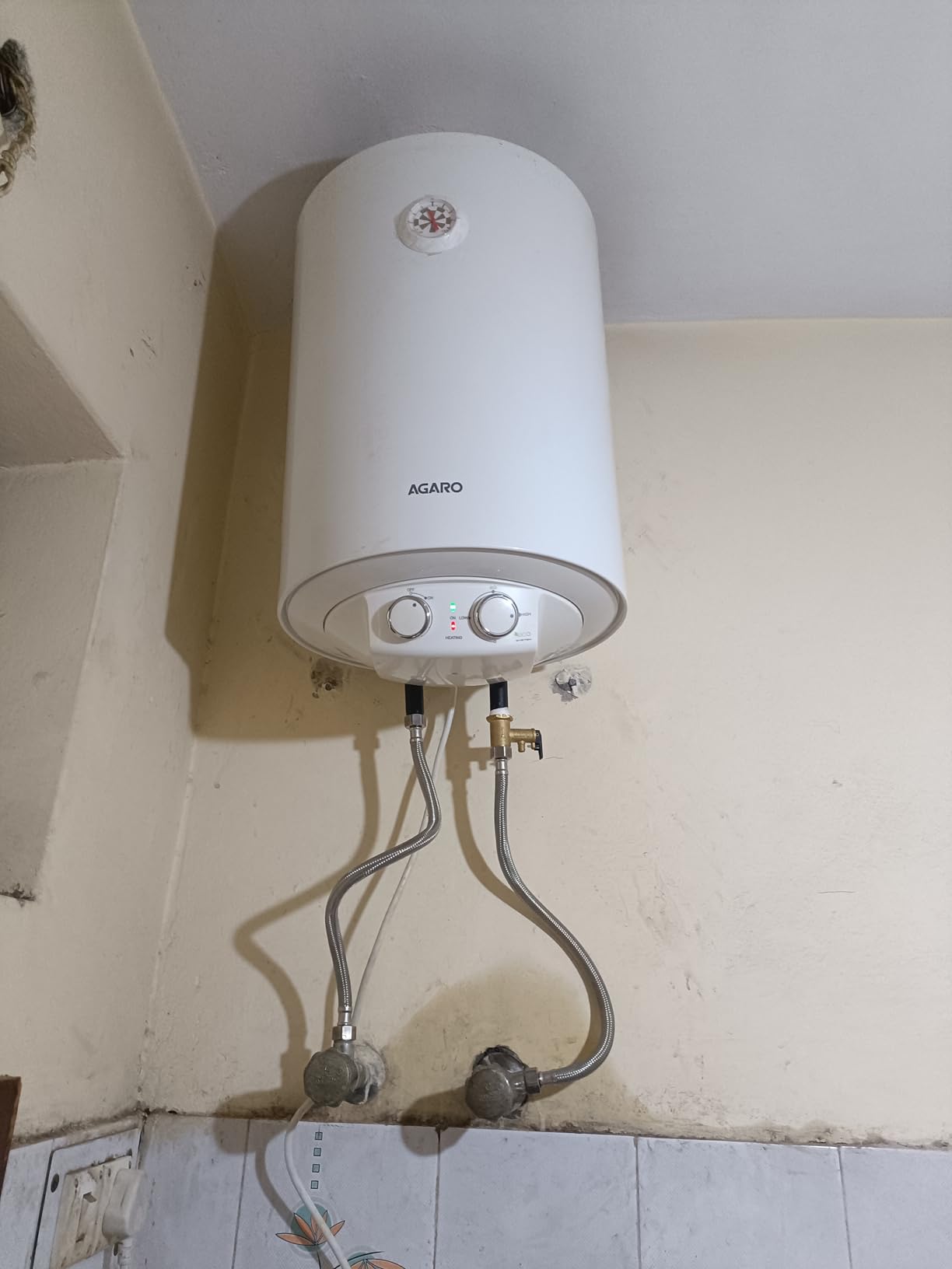 Buy AGARO SPLENDID 25Litre with 4 Star Water Heater/Geyser with Jog ...