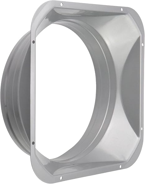Antrader 10 Inch Duct Connector Flange, Metal Straight Pipe Flange ...