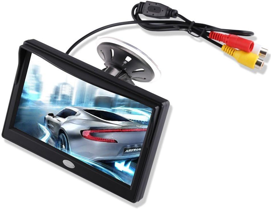 5’’ Inch TFT LCD Car Color Rear View Monitor Screen for Parking Rear ...