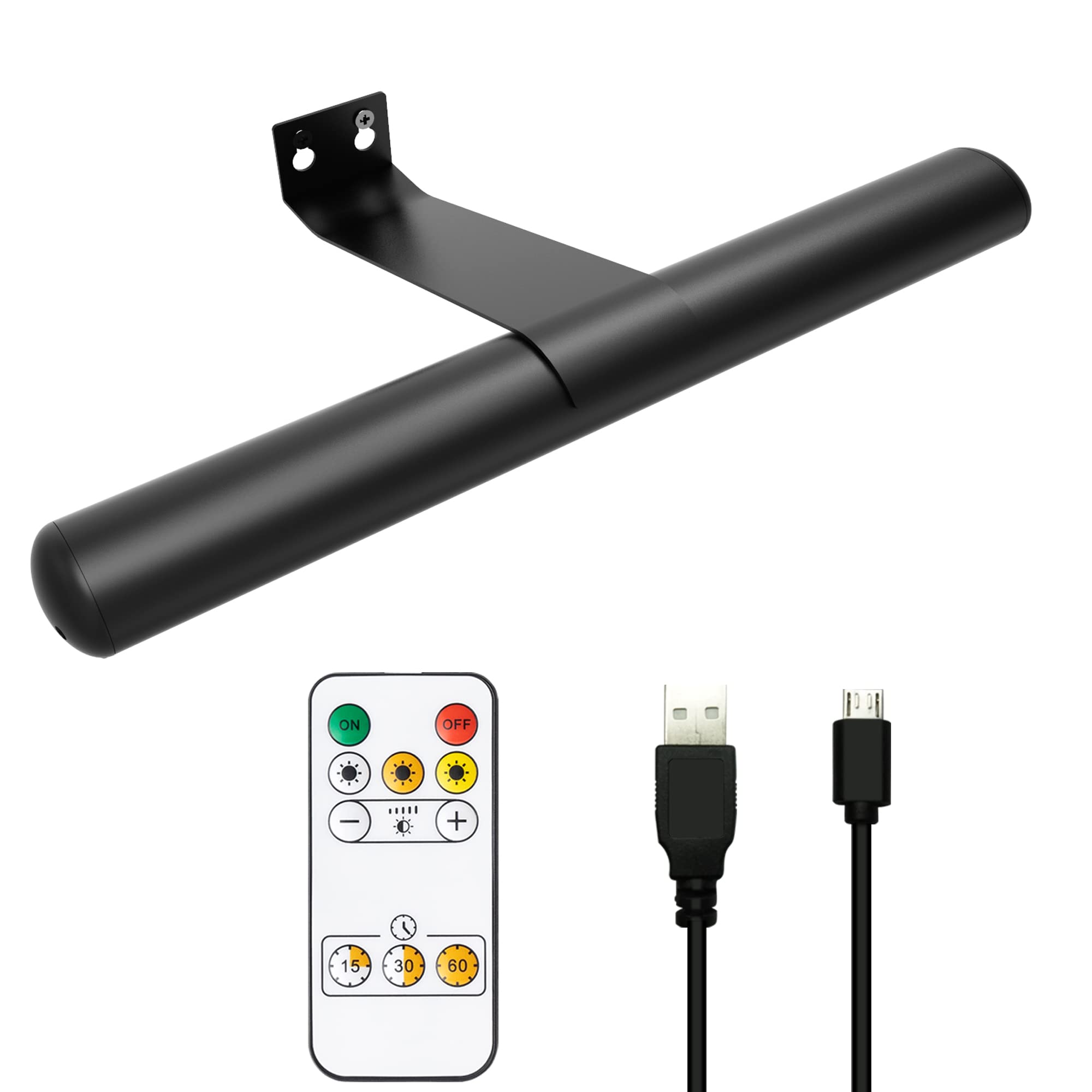 Battery Picture Light Painting Light for Wall with Remote Full Metal ...