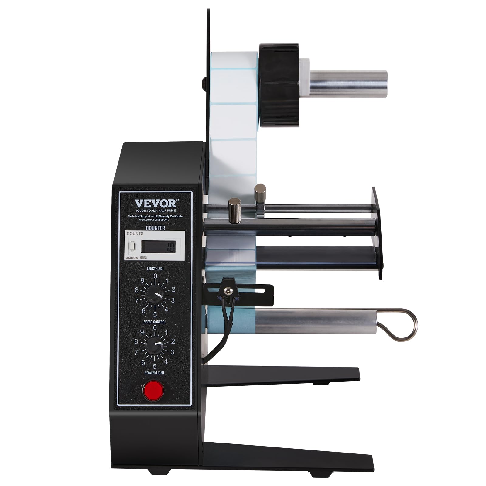 VEVOR Automatic Label Dispenser, Width 0.6"-4.9"/15-125 mm, Length 0.1 ...