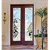 Amazon.com: Wallpaper for Windows Tropical Oasis Etched Glass See-Thru ...