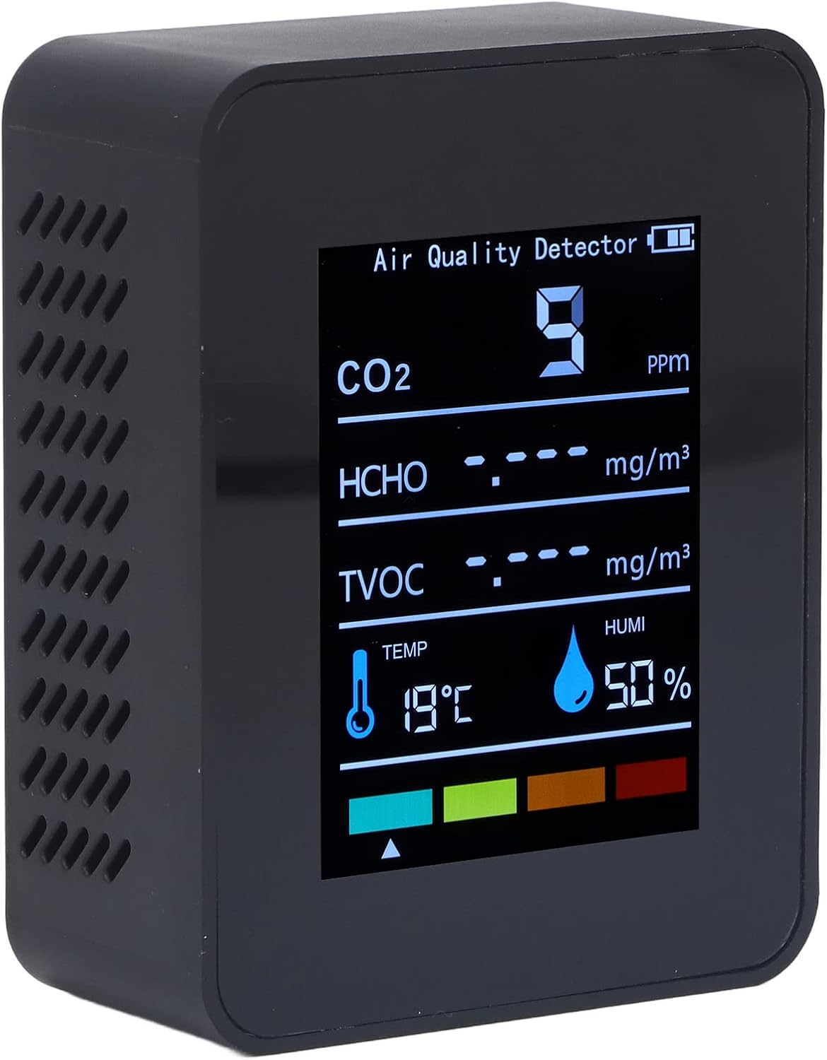 Portable Detector CO2 Monitor Meter Air Quality Monitor Carbon Dioxide ...