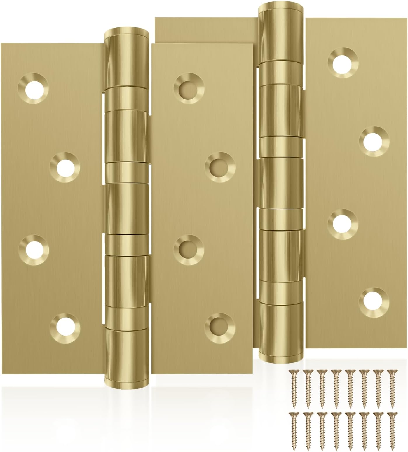 Merriway BH03837 (2 Pcs) 100mm (4 inch) EB Steel Loose Pin Narrow ...