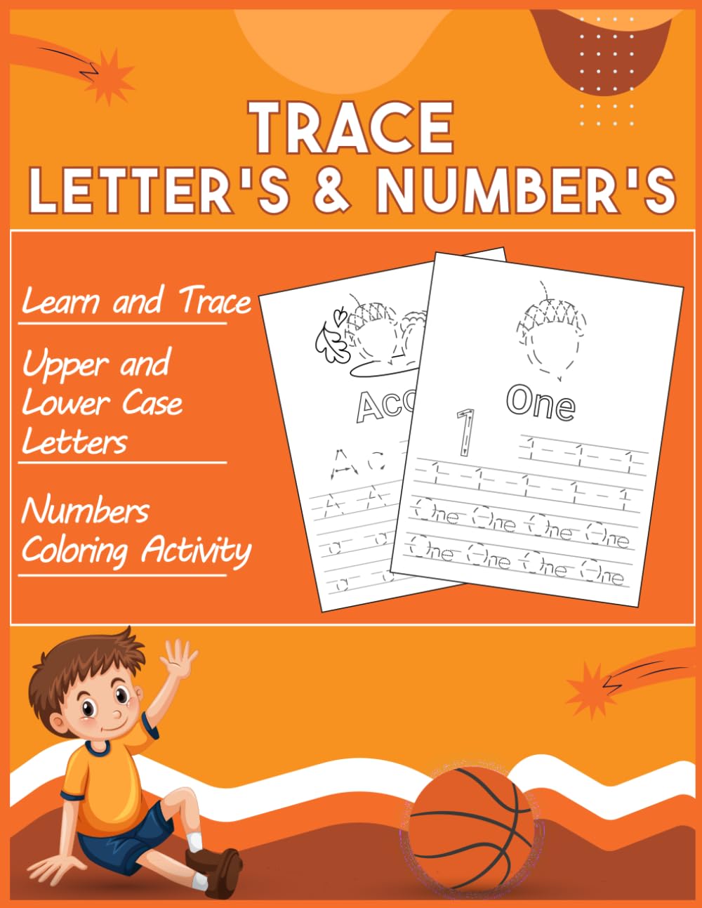 Letter Tracing Workbook for learner kids: Upper and Lower Case Alphabet ...