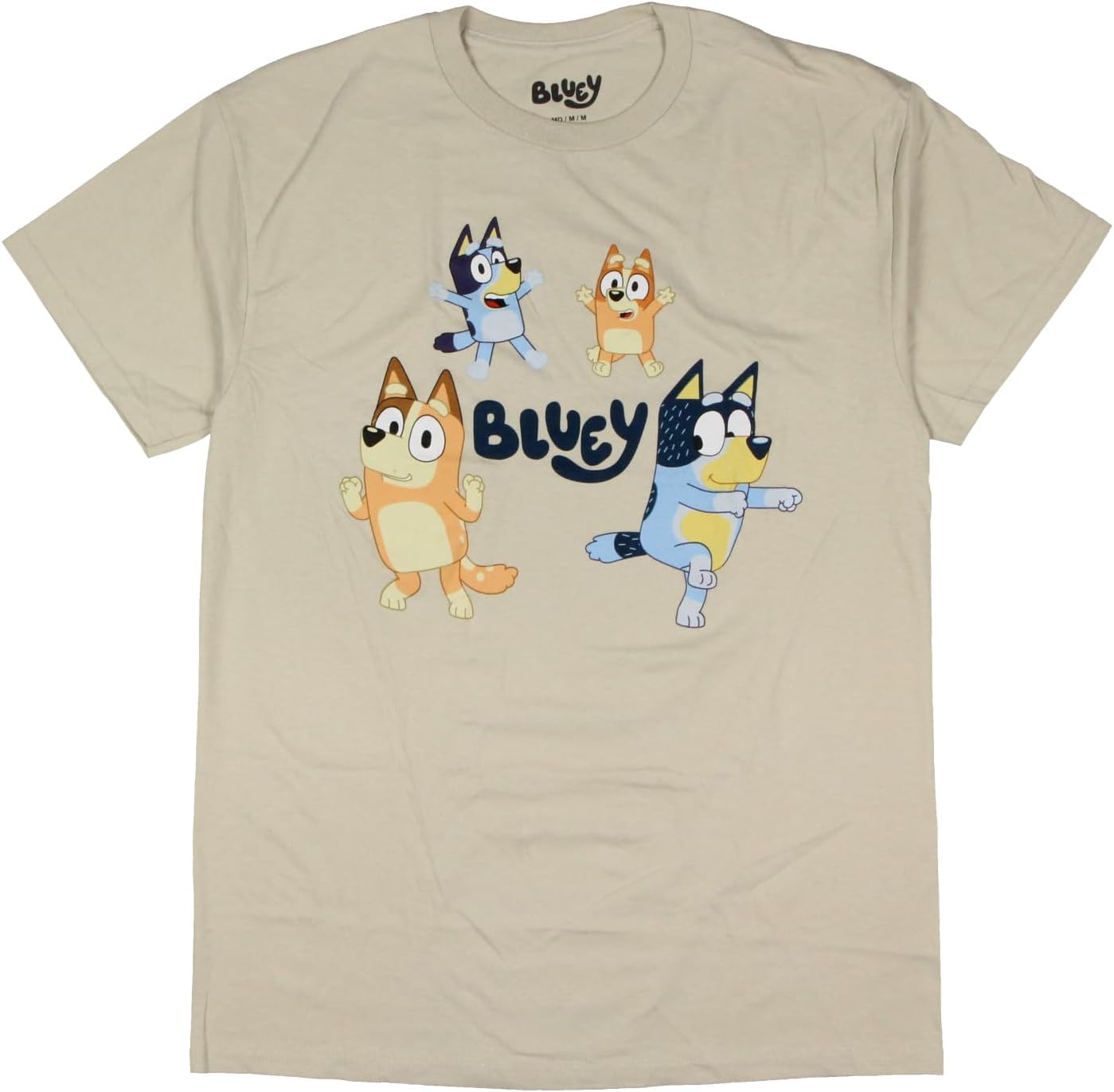 Bluey Men's Family Dance Pose Adult Short Sleeve T-Shirt | Amazon.com