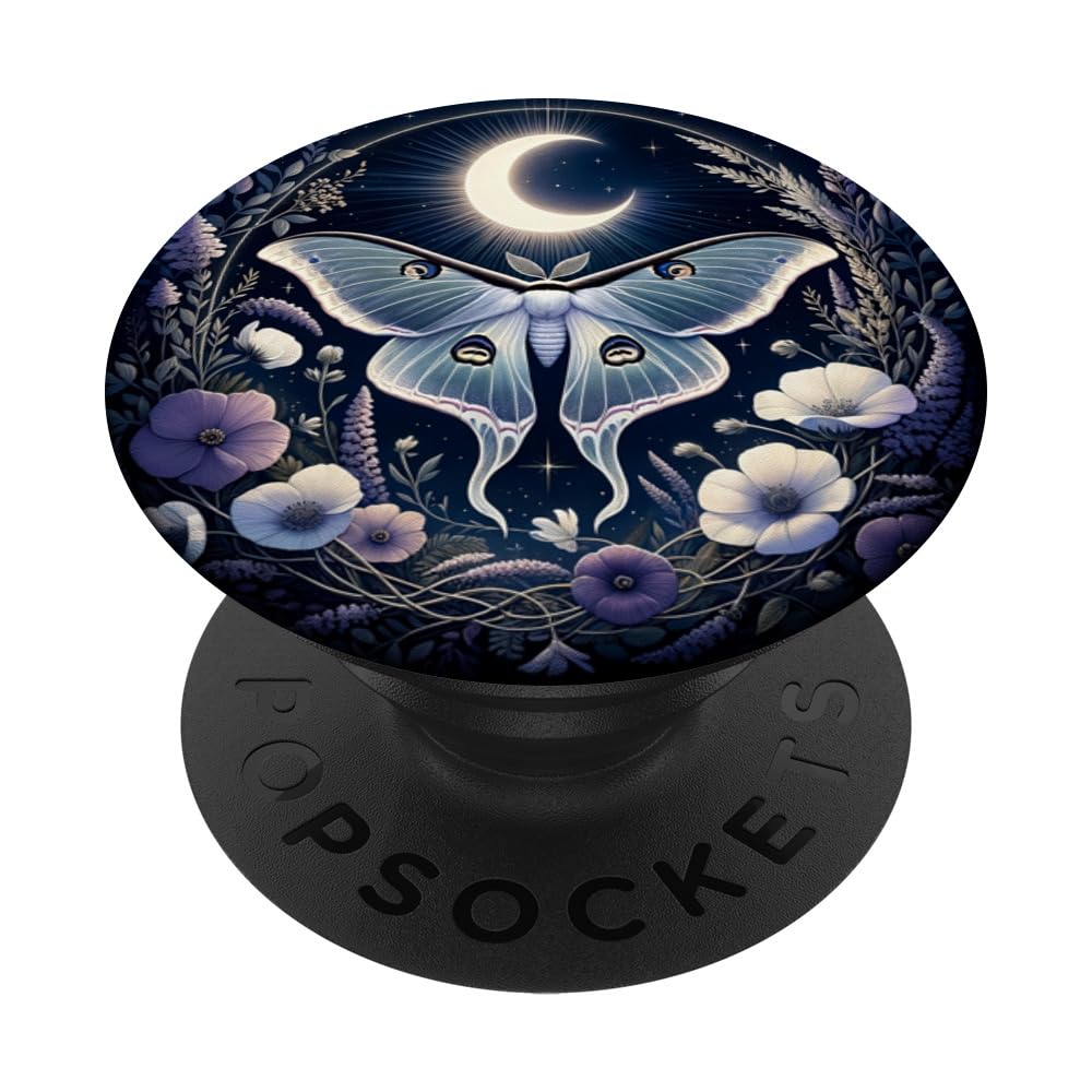 Amazon.com: Cottagecore Celestial Luna Moth Moon Butterfly Aesthetic ...