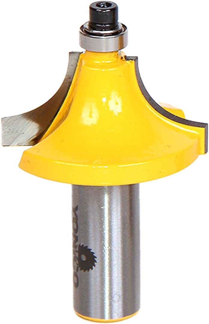 YONICO Router Bits Edge Forming Roundover Bead 1/2-Inch Radius 1/2-Inch ...