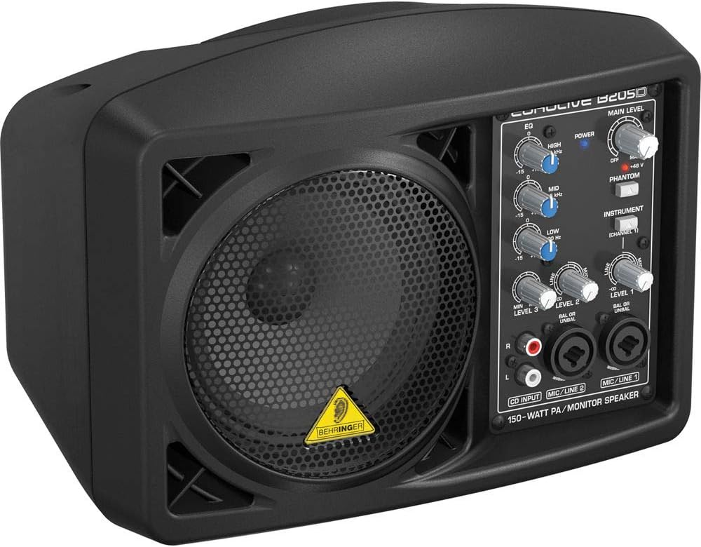 Amazon.com: Behringer B105D 50W 5 inch Powered Monitor Speaker ...