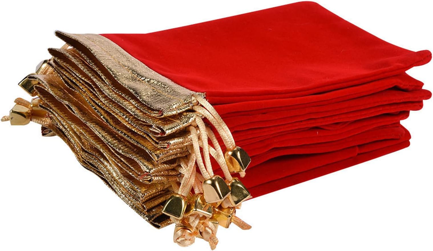 Amazon.com: 10Pcs Good Luck Fortune Gift Bags Drawstring Bag Chinese ...