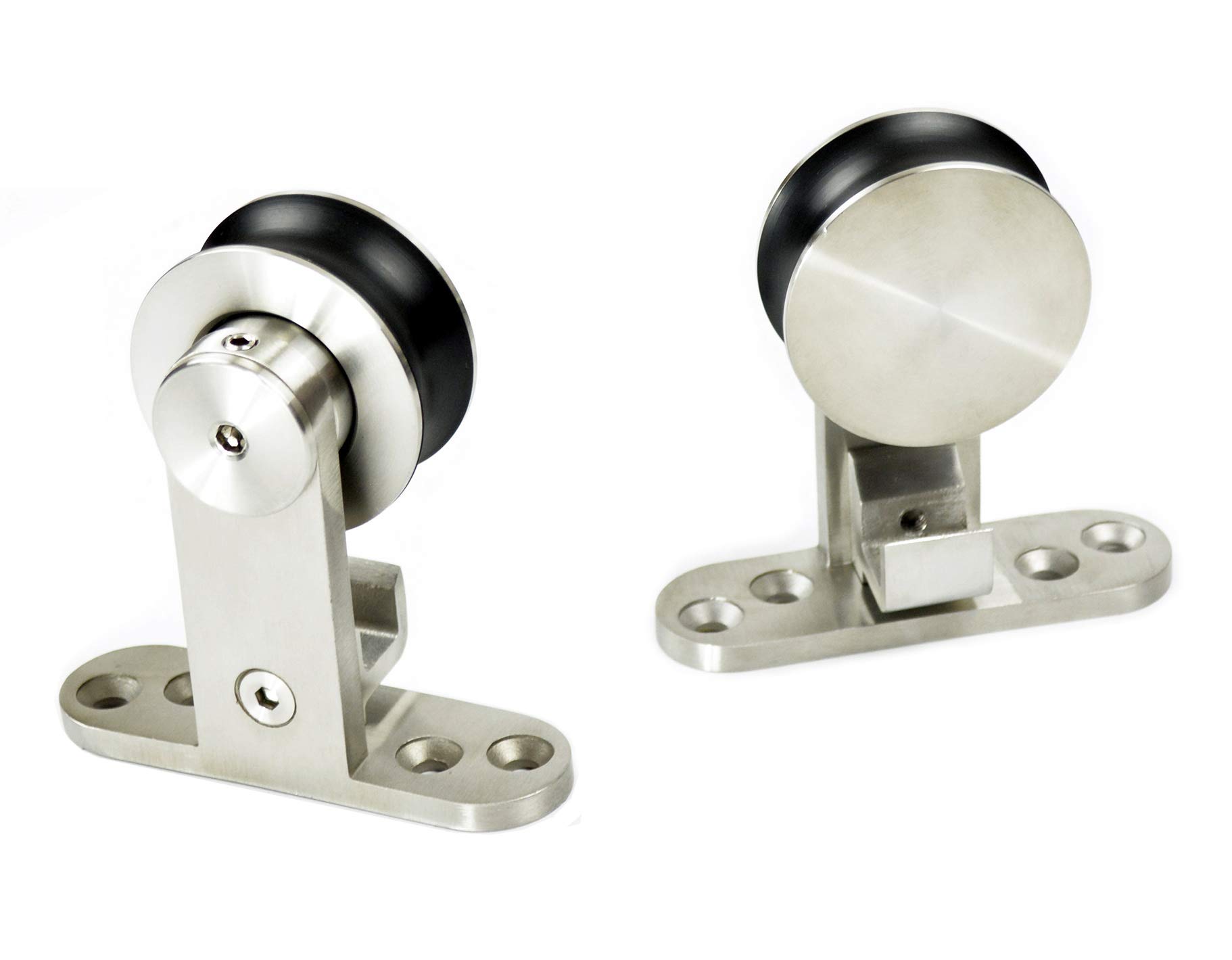 Snapklik.com : 8FT Integrated Soft Close Sliding Hardware Brushed ...