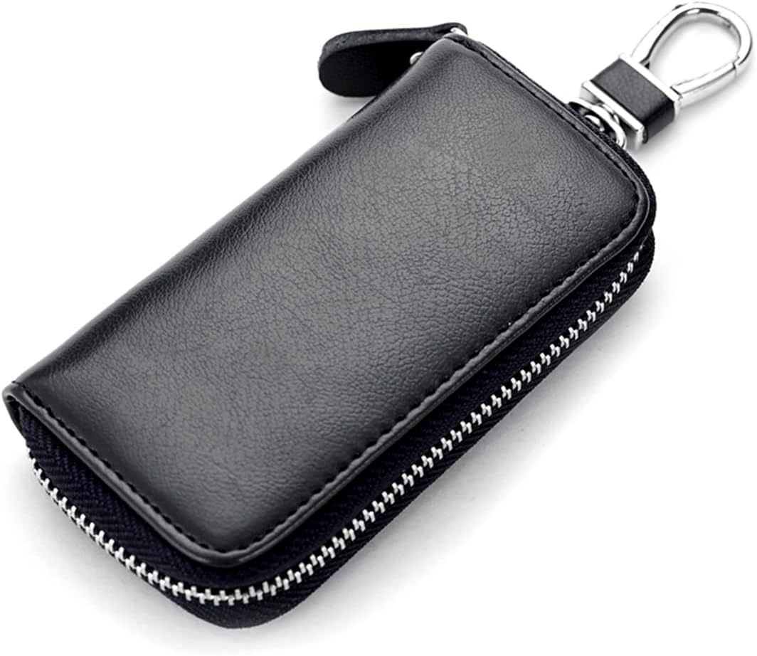 Amazon.com: Frienda 2 Pieces Car Key Case Leather Car Key Chain ...