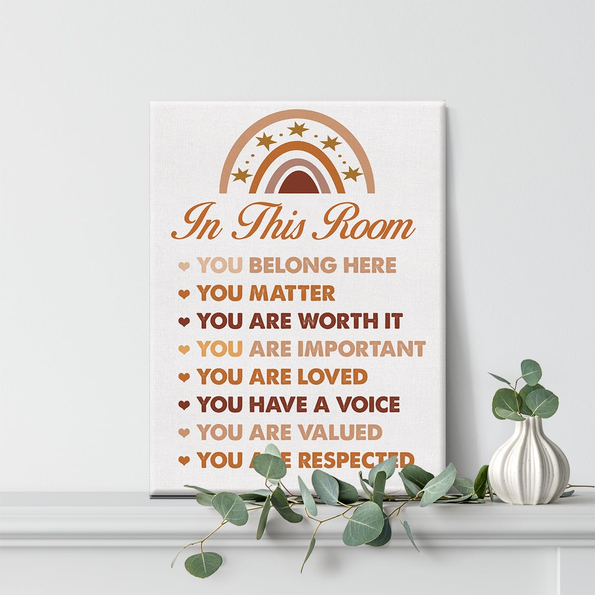 Snapklik.com : Inspirational Classroom Wall Art Decor Boho Diversity ...