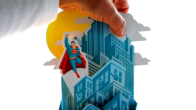 Watch Hallmark Paper Wonder Superman Pop Up Birthday Card with Music ...